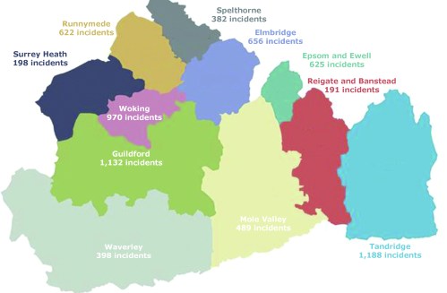 MAP: Surrey councils join forces to launch fly-tipping crackdown ...