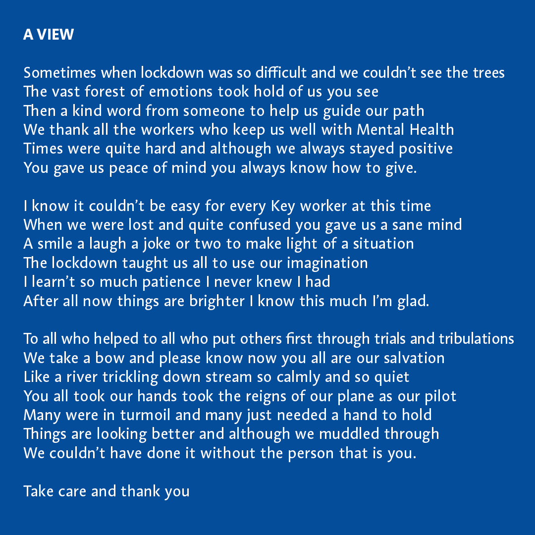 Unpaid carer writes heart-warming poem to thank council key worker ...