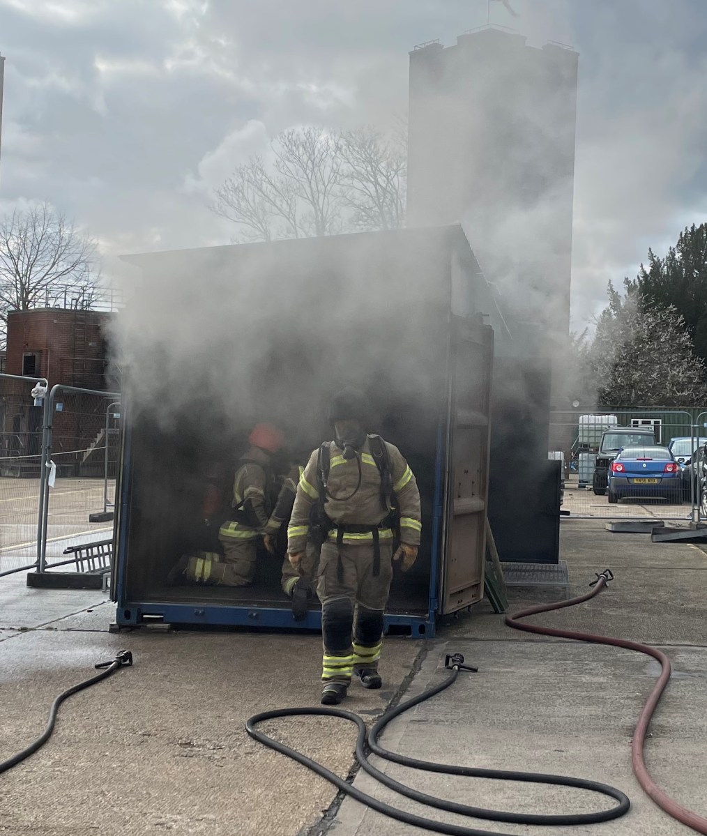 UK’s first firefighter wearing a bone anchored hearing aid joins Surrey ...