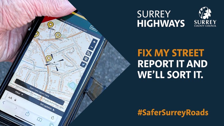 New way to report and track issues on Surrey’s roads and pavements ...