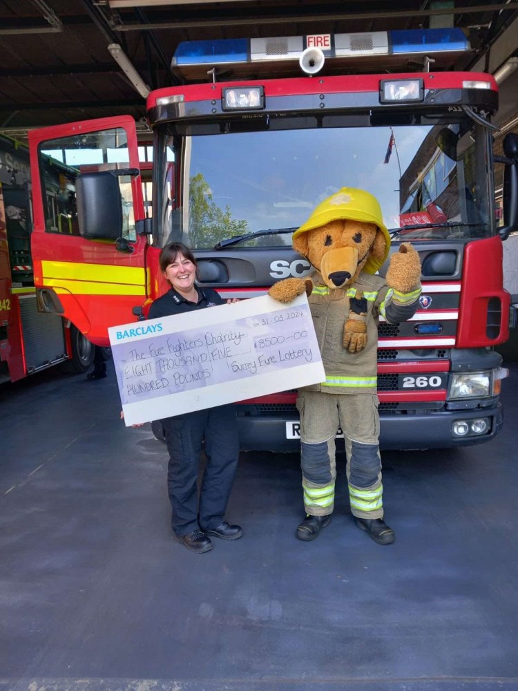 Surrey Fire and Rescue Service raise £107k for The Firefighters Charity ...