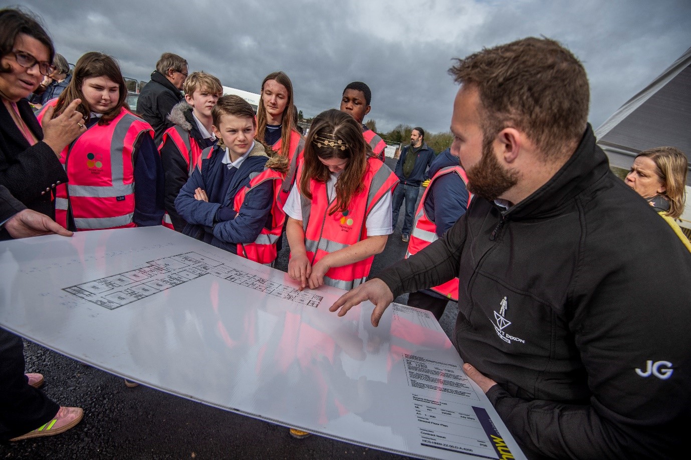 Hopescourt School pupils mark major construction milestone at new ...