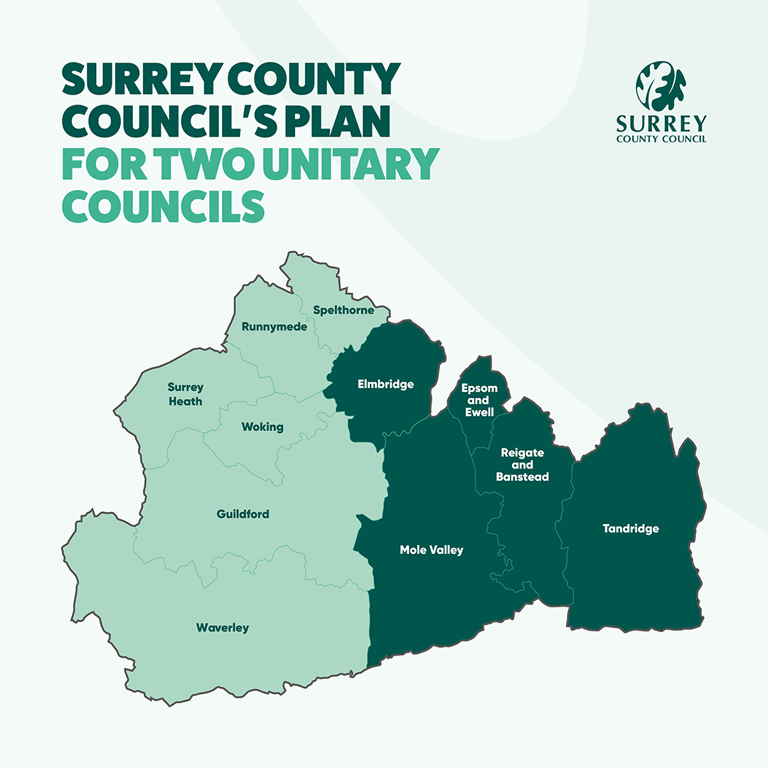 County council set to propose two unitary councils for Surrey | Surrey News