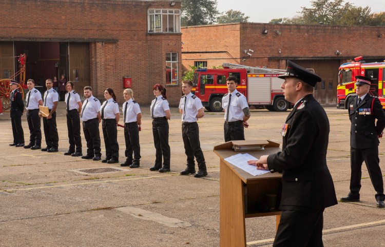 Surrey Fire and Rescue Service welcomes new firefighters | Surrey News